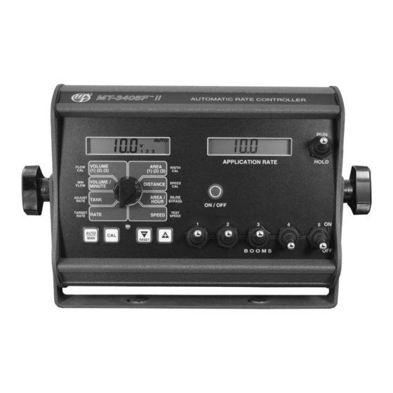 MICRO-TRAK MT-3405F II CONTROLLER REFERENCE MANUAL | ManualsLib