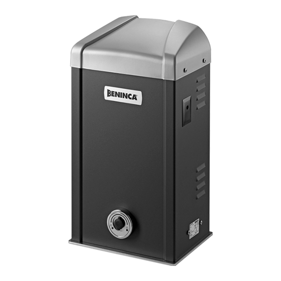 BENINCA BISON 20 OM GARAGE DOOR OPENER MANUAL | ManualsLib