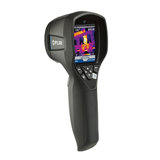 FLIR IX SERIES THERMOGRAPHIC CAMERA USER MANUAL | ManualsLib