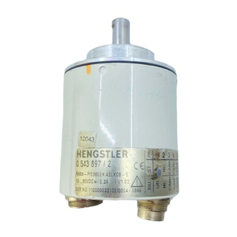 HENGSTLER RA 58-P MEDIA CONVERTER INSTALLATION INSTRUCTIONS | ManualsLib