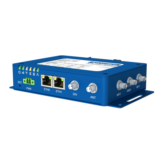ADVANTECH ICR-3211 NETWORK ROUTER START MANUAL | ManualsLib