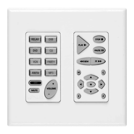 NILES INTELLIPAD CI KEYPAD INSTALLATION MANUAL | ManualsLib