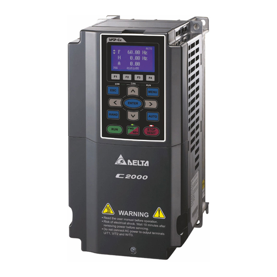 DELTA C2000 SERIES DC DRIVE USER MANUAL | ManualsLib