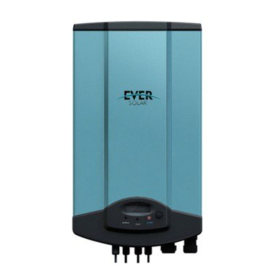 EVERSOLAR EVERSOL-TL2100 INVERTER INSTALLATION INSTRUCTIONS MANUAL ...