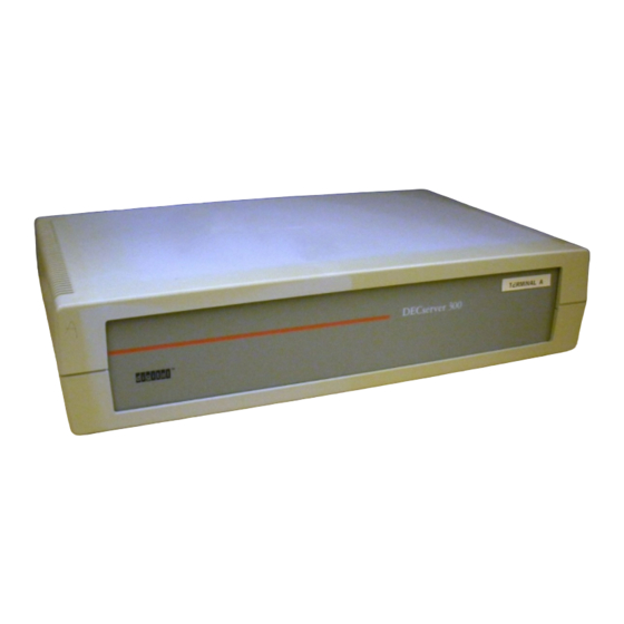 DIGITAL EQUIPMENT DECSERVER 300 SERVER HARDWARE INSTALLATION | ManualsLib