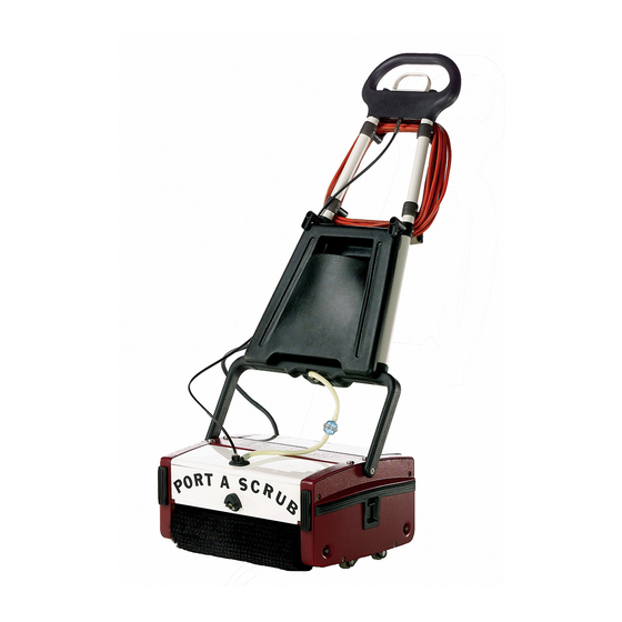 MINUTEMAN PORT A SCRUB SCRUBBER INSTRUCTION MANUAL / SPARE PARTS LIST ...