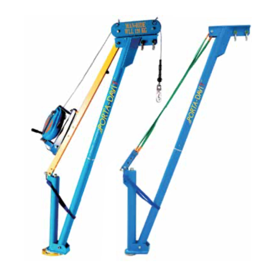 REID LIFTING PORTA-DAVIT 500 SERIES LIFTING SYSTEM ASSEMBLY & OPERATION ...