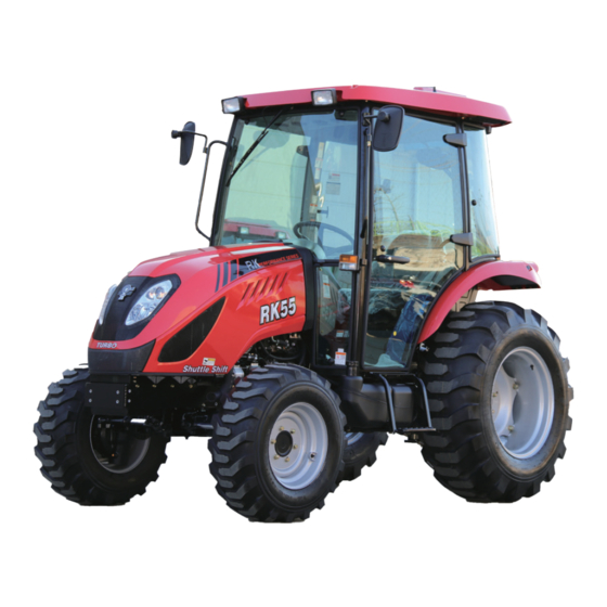 RURAL KING RK55 SHUTTLE SHIFT SERIES TRACTOR OPERATOR'S MANUAL | ManualsLib