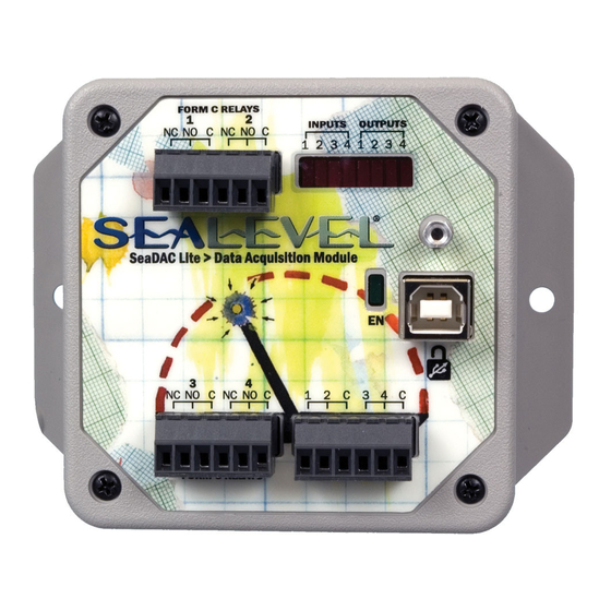 SEALEVEL SEADAC LITE I/O SYSTEM USER MANUAL | ManualsLib