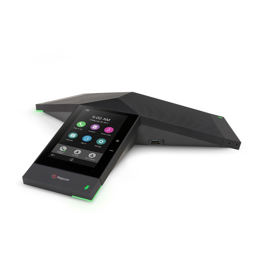 POLYCOM TRIO 8500 CONFERENCE SYSTEM USER MANUAL | ManualsLib