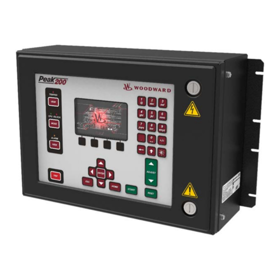 WOODWARD PEAK 200 CONTROLLER ORIGINAL INSTRUCTIONS MANUAL | ManualsLib