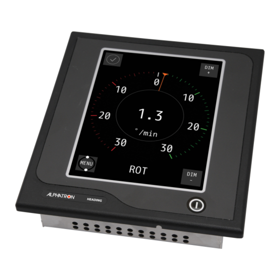 JRC ALPHATRON MARINE ALPHATURN INSTALLATION AND OPERATION MANUAL Pdf Download | ManualsLib