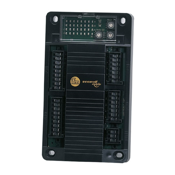 IFM CR2016 I/O SYSTEM DEVICE MANUAL | ManualsLib