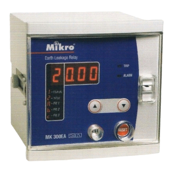 MIKRO MK300A RELAY USER MANUAL | ManualsLib