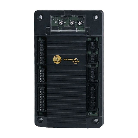 IFM ECOMAT 100 CR0303 CONTROLLER DEVICE MANUAL | ManualsLib