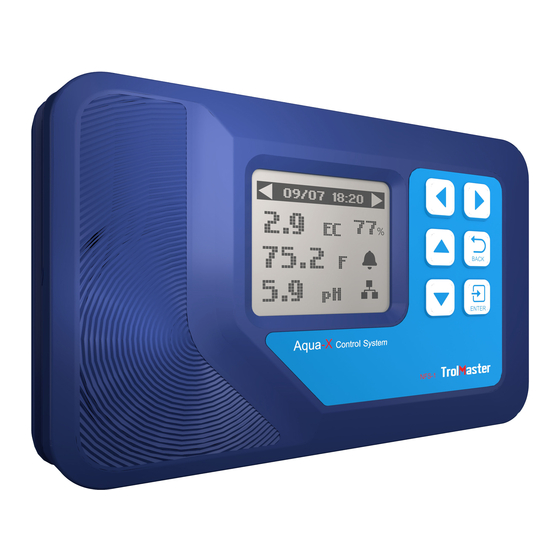 TROLMASTER AQUA-X NFS-1 CONTROLLER INSTRUCTIONS MANUAL | ManualsLib