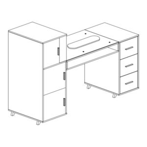OMYSALON MANICURE NAIL TABLE USER MANUAL Pdf Download | ManualsLib