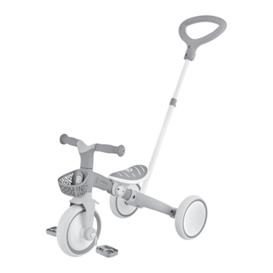 GLOBBER LEARNING TRIKE 3IN1 PLUS ECOLOGIC MANUAL Pdf Download | ManualsLib