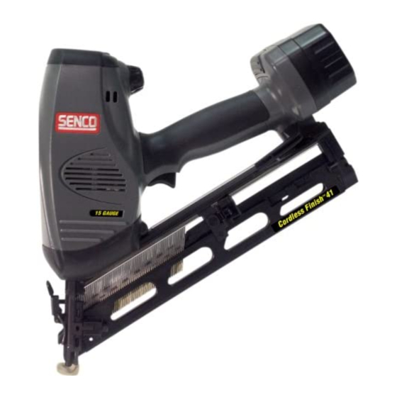 SENCO NAIL GUN OPERATING INSTRUCTIONS MANUAL Pdf Download | ManualsLib