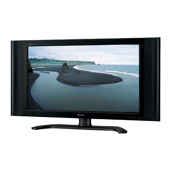 SHARP AQUOS LC 26D4U OPERATION MANUAL Pdf Download | ManualsLib