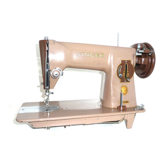 SINGER 191K1 ILLUSTRATED PARTS LIST Pdf Download | ManualsLib