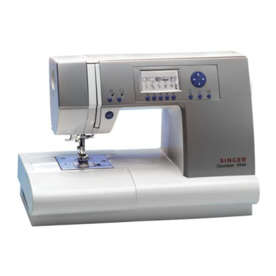 SINGER 9940 INSTRUCTION MANUAL Pdf Download | ManualsLib
