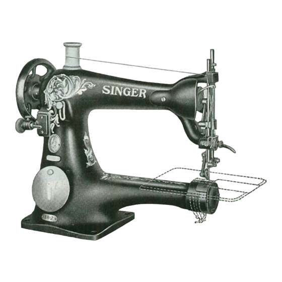 SINGER CLASS 18 INSTRUCTIONS FOR USING AND ADJUSTING Pdf Download ...