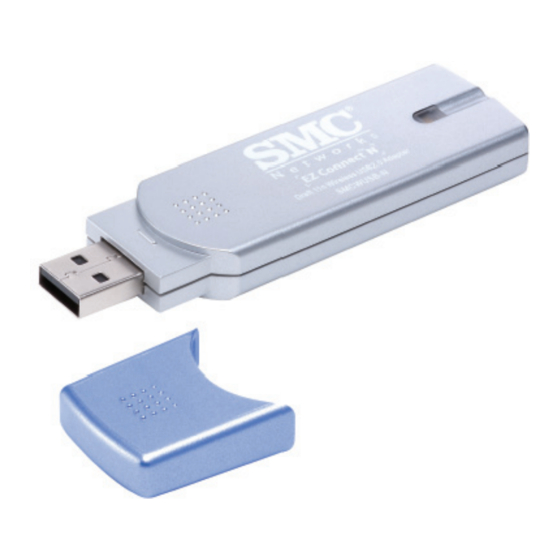 SMC NETWORKS SMC EZ CONNECT N DRAFT 11N WIRELESS USB2.0 ADAPTER SMCWUSB ...