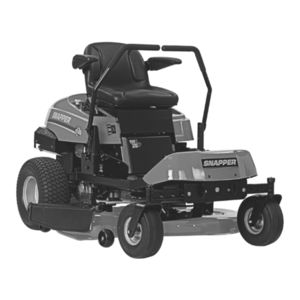 SNAPPER 150Z SERIES OPERATOR'S MANUAL Pdf Download | ManualsLib