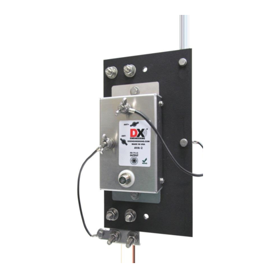 DX ENGINEERING DXE-ARAV4-1P ANTENNA MANUAL | ManualsLib