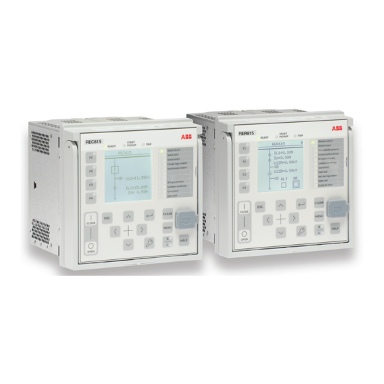 ABB RELION SERIES RELAY ENGINEERING MANUAL | ManualsLib
