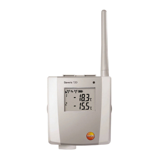 TESTO SAVERIS INSTRUCTION MANUAL Pdf Download | ManualsLib