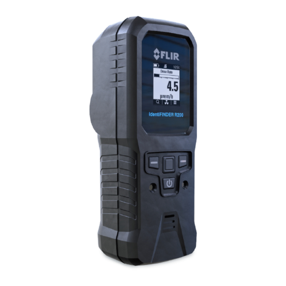FLIR IDENTIFINDER R200 MANUAL Pdf Download | ManualsLib