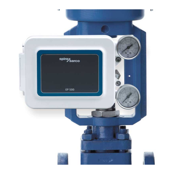 SPIRAX SARCO EP500 VALVE POSITIONER INSTALLATION AND MAINTENANCE ...