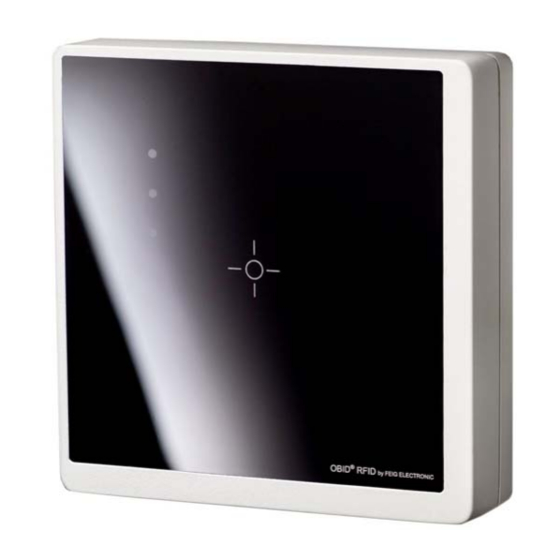 FEIG ELECTRONIC OBID CLASSIC-PRO SERIES CARD READER MONTAGE AND ...