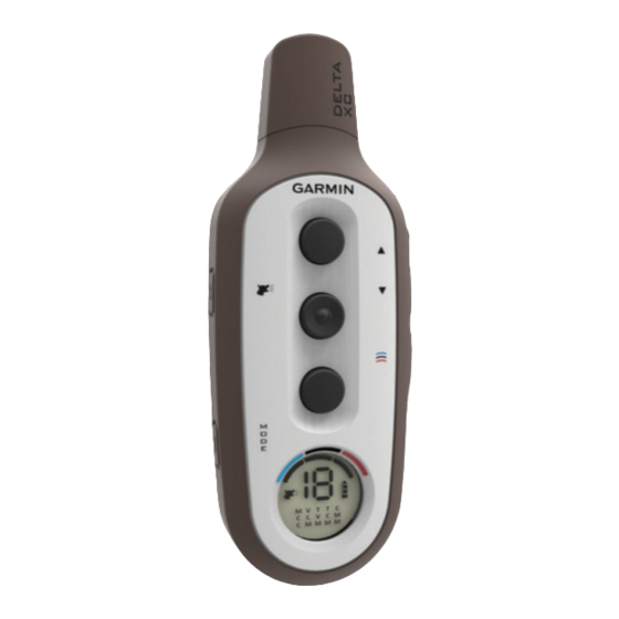 GARMIN DELTA XC SERIES OWNER'S MANUAL Pdf Download | ManualsLib