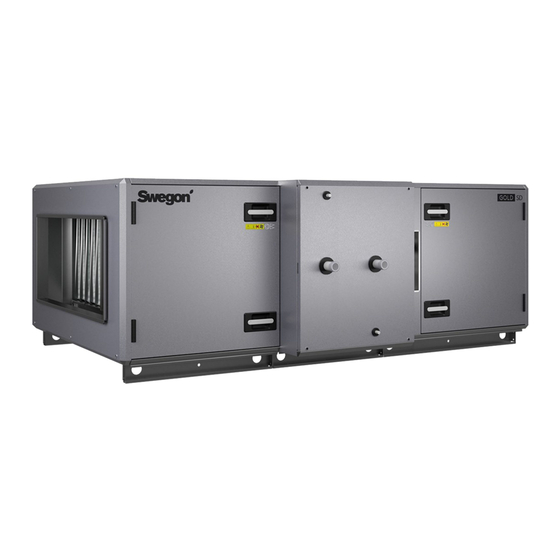 SWEGON GOLD SD SERIES FAN OPERATION & MAINTENANCE INSTRUCTIONS MANUAL ...