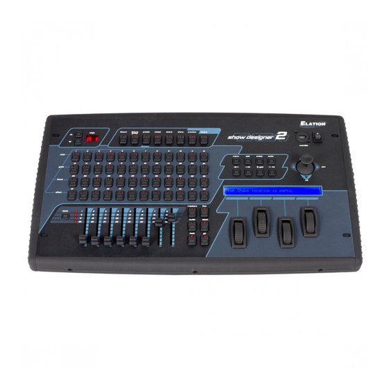 ELATION SHOW DESIGNER 2CF USER MANUAL Pdf Download | ManualsLib