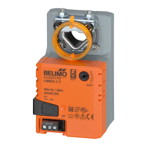 BELIMO LMB SERIES CONTROLLER QUICK START MANUAL | ManualsLib