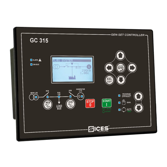 SICES GC315 CONTROLLER TECHNICAL MANUAL | ManualsLib