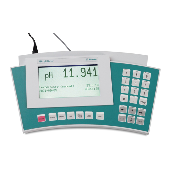 METROHM 780 MANUAL Pdf Download | ManualsLib