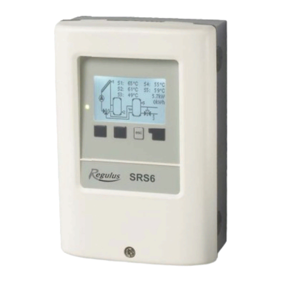 REGULUS SRS6 CONTROLLER INSTALLATION AND OPERATING INSTRUCTIONS MANUAL ...