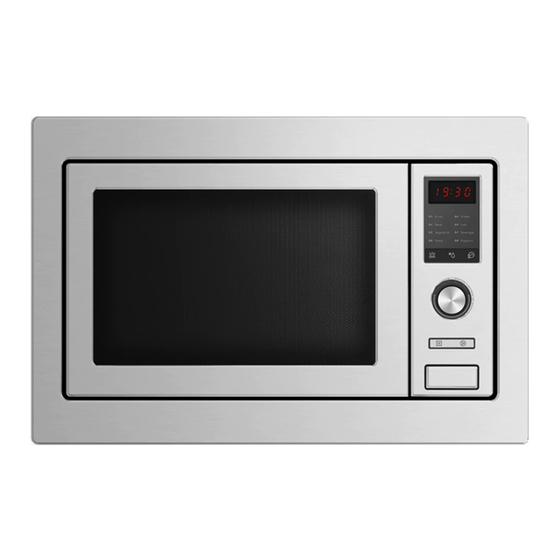 FISHER & PAYKEL OM25BLSB1 MICROWAVE OVEN INSTALLATION MANUAL/USER ...