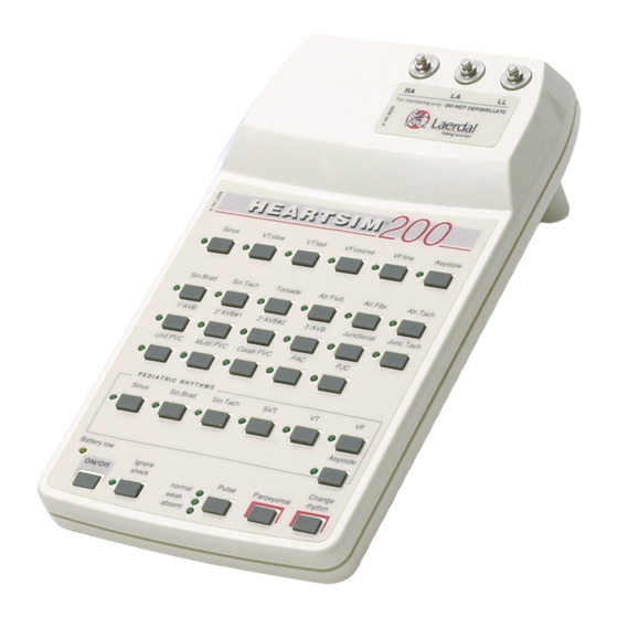 LAERDAL HEARTSIM 200 DIRECTIONS FOR USE MANUAL Pdf Download | ManualsLib