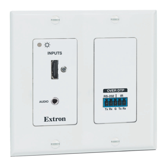EXTRON ELECTRONICS DTP HDMI 4K D SERIES EXTENDER USER MANUAL | ManualsLib