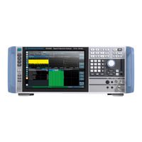 R&s FSV3030 Manuals | ManualsLib