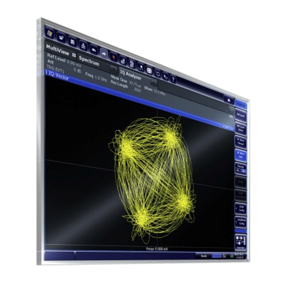 ROHDE & SCHWARZ FSWP SERIES MONITOR USER MANUAL | ManualsLib