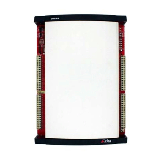 DELTA CONTROLS DFM-1616 INSTALLATION MANUAL Pdf Download | ManualsLib