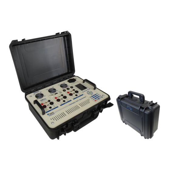 APPLIED PRECISION PTE 2300 SERIES PORTABLE GENERATOR USER MANUAL ...