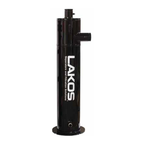 LAKOS HTX SERIES WATER FILTRATION SYSTEM INSTALLATION & OPERATION ...
